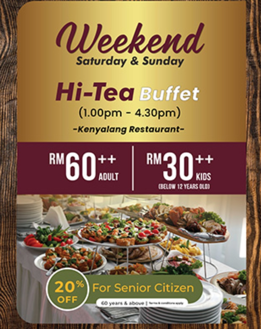 Weekend Hi Tea Buffet